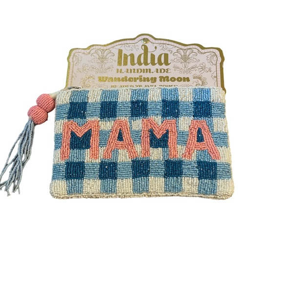 Made In India | Bags | Nwt Viral Beaded Mama Pouch Beaded Coin Purse ...